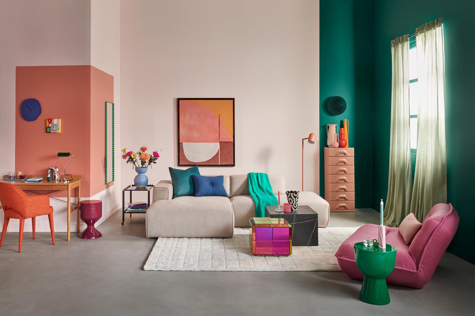 Een uitgesproken kleurexplosie; check de voorjaarstrend Anti Neutral ...