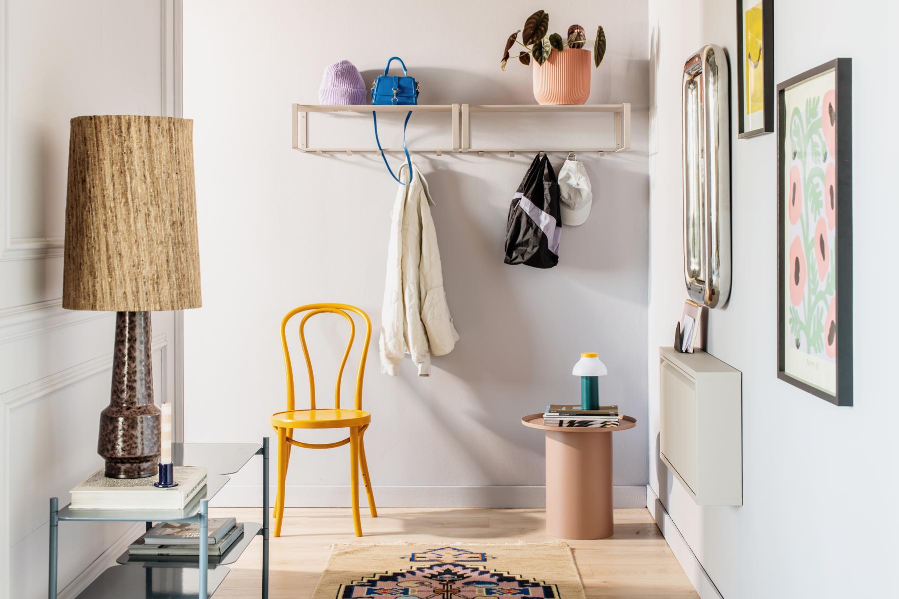Aan de gang met de hal: funky woonaccessoires voor een vrolijke entree