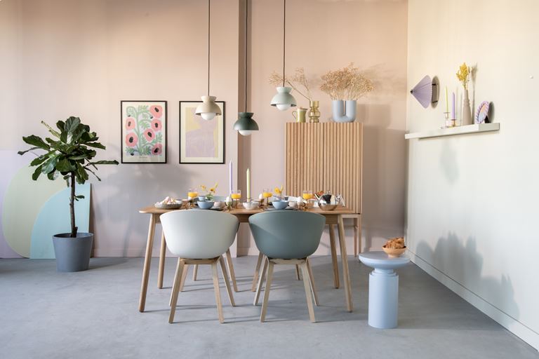 Shop de look: vrolijke paastafel in pasteltinten