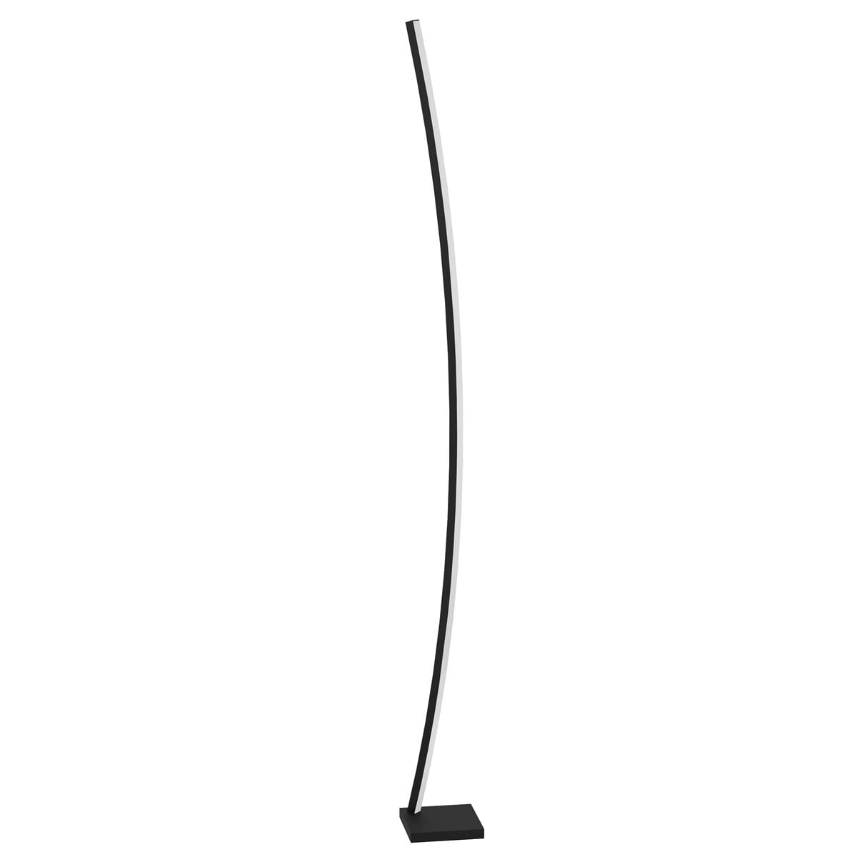 EGLO Picacha Vloerlamp - LED - 162,5 cm - Zwart|Wit kopen? Shop bij fonQ!