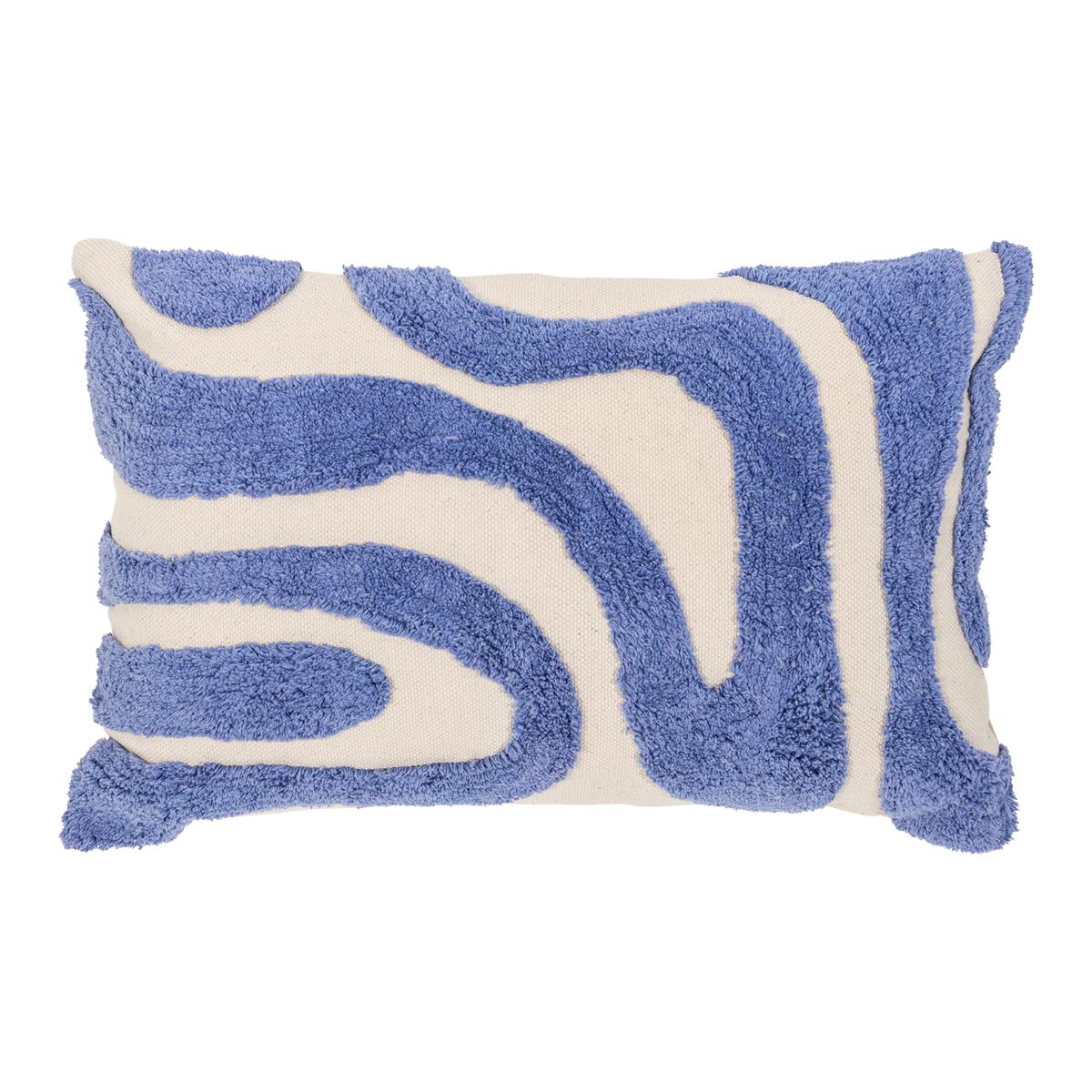 by fonQ Wave Sierkussen 40 x 60 cm - Blauw kopen? Shop bij fonQ!