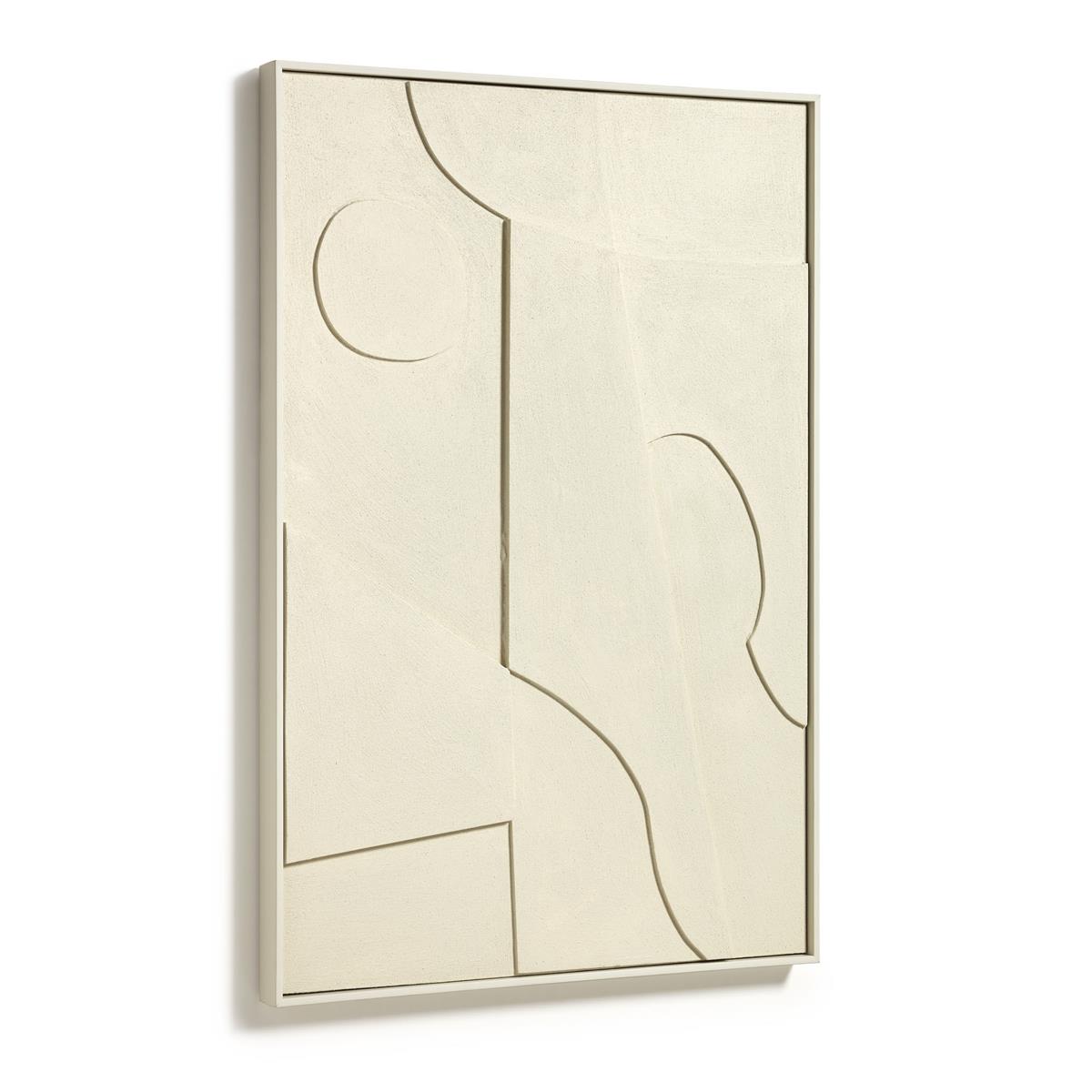 Kave Home Talin Abstract Schilderij - Beige 60 x 90 cm kopen? Shop bij ...