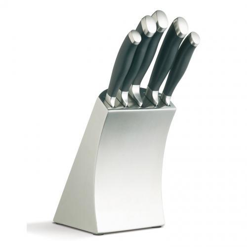 RVS messenblok 'Trojan' inclusief 5 messen - Masterclass kopen? Shop ...