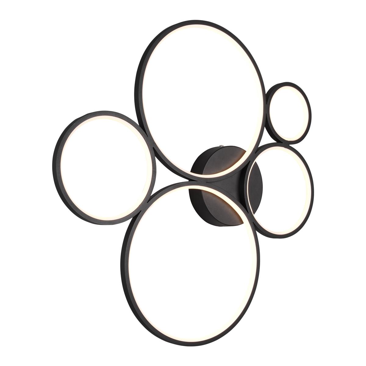 Trio Rondo Plafonnière - Mat zwart kopen? Shop bij fonQ!