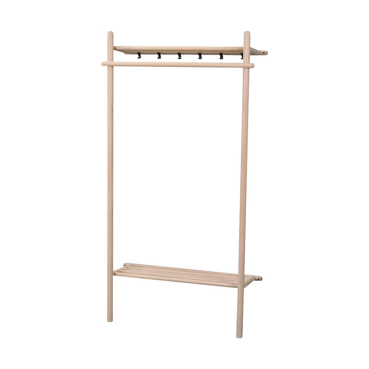 Rowico Home Milford eikenhouten kledingrek whitewash - 91 x 181 cm ...