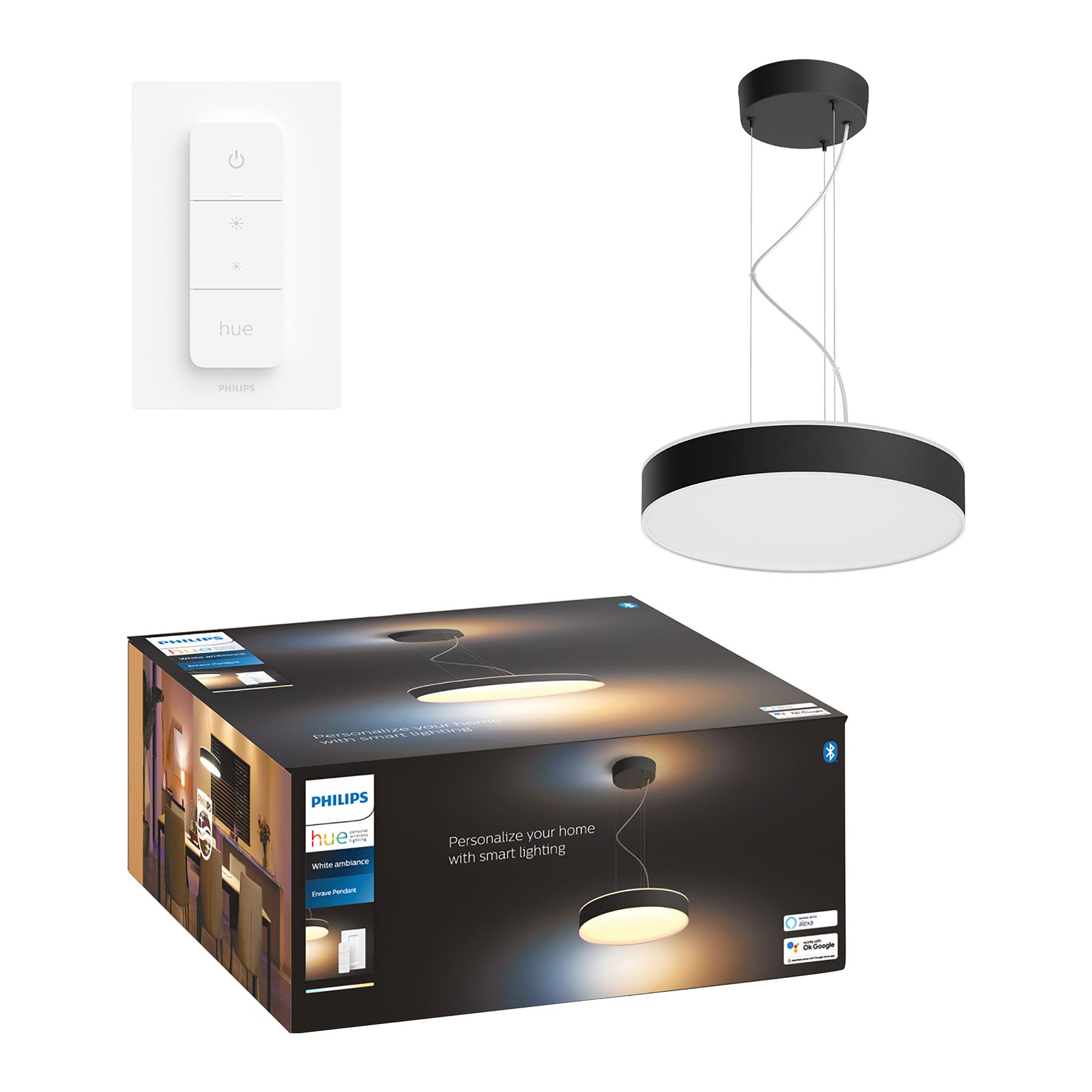 Philips Hue Enrave Hanglamp - XL - Zwart kopen? Shop bij fonQ!