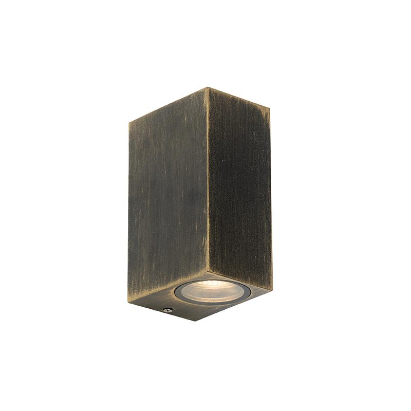 QAZQA Moderne wandlamp antiek goud 2-lichts IP44 - Baleno kopen? Shop ...