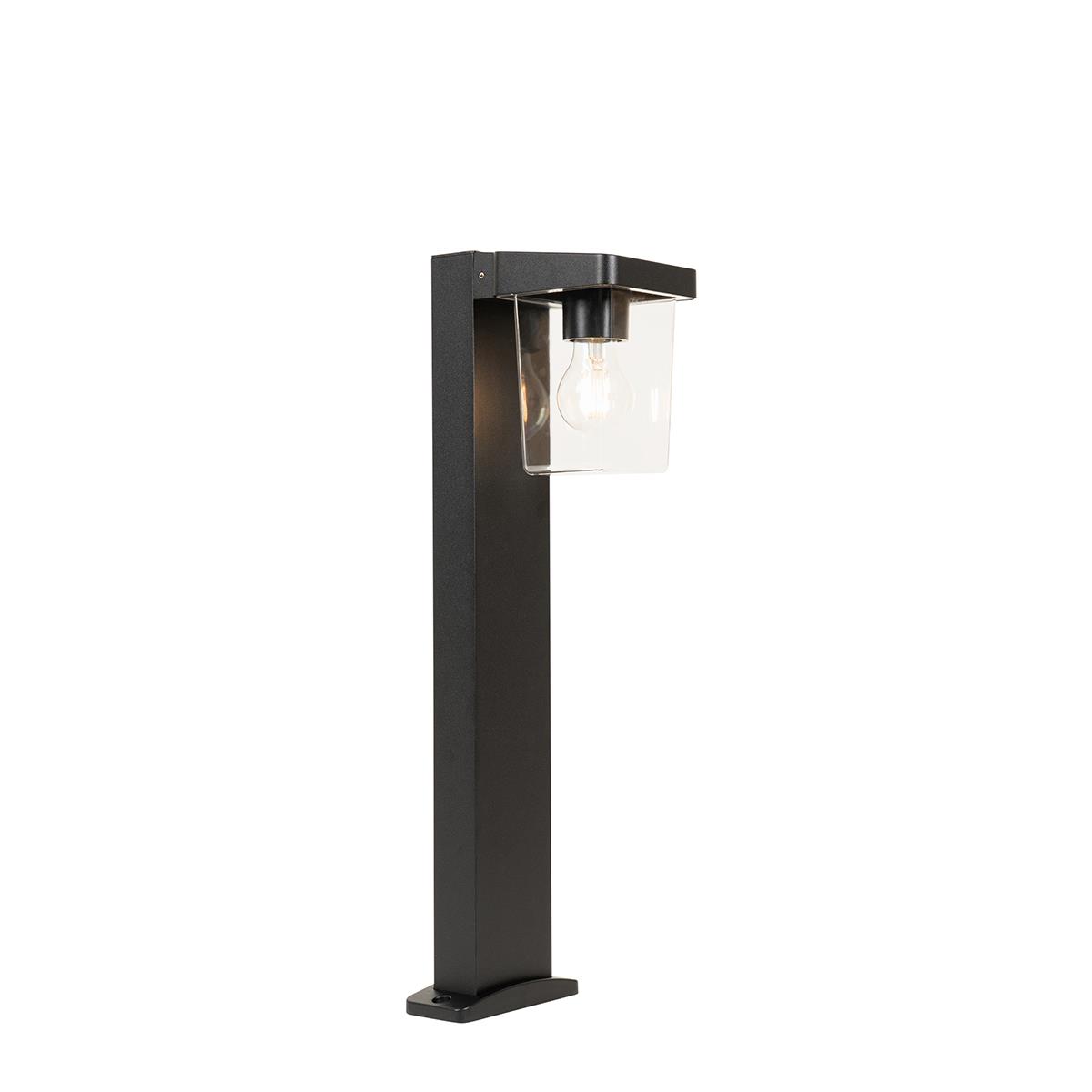 QAZQA Moderne staande buitenlamp zwart 60 cm IP54 - Chimay kopen? Shop ...