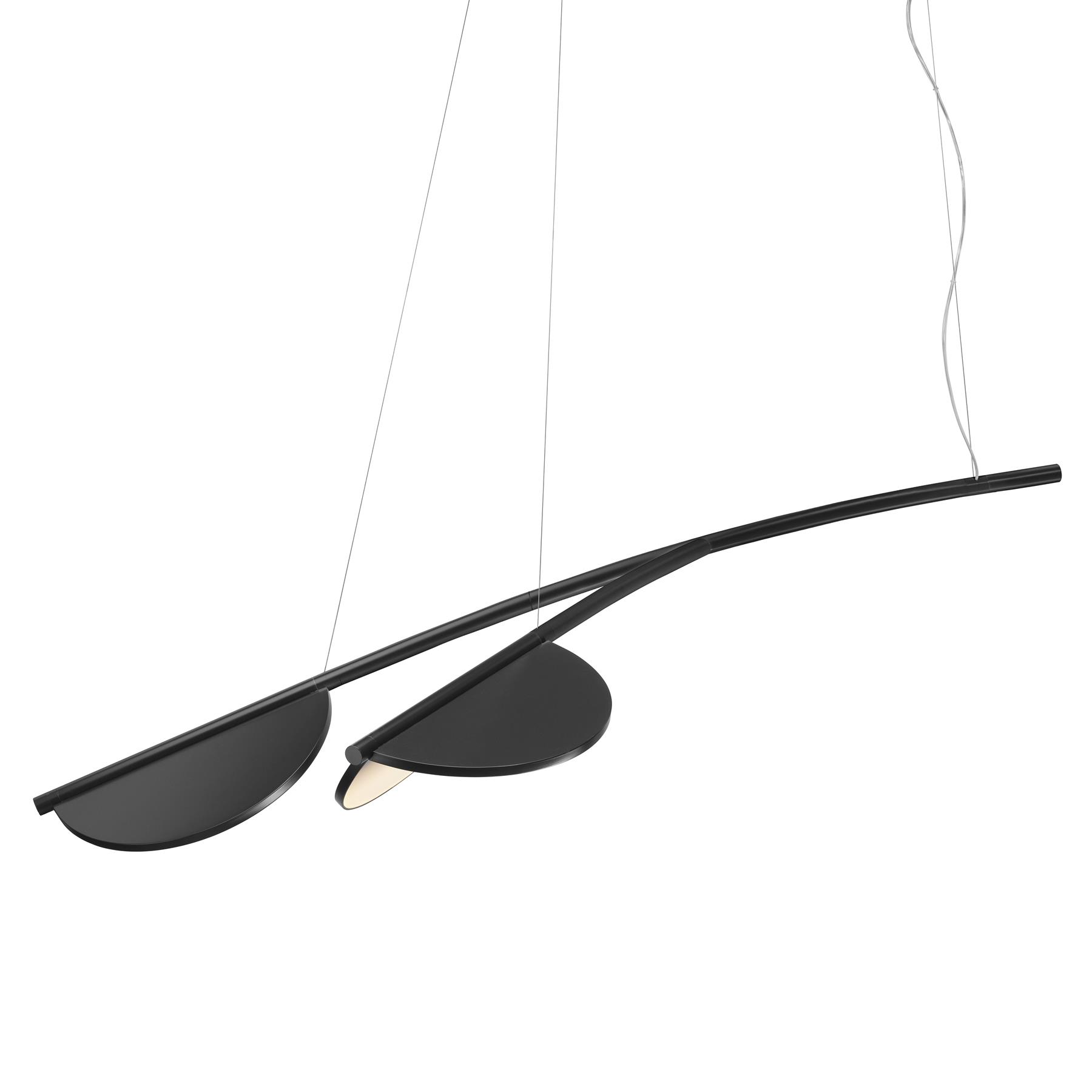 Flos Almendra Organic S2 Short hanglamp LED antraciet kopen? Shop bij fonQ!