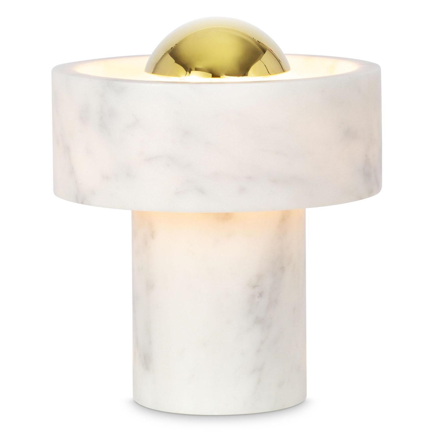 Tom Dixon Stone tafellamp LED oplaadbaar marmer|goud kopen? Shop bij fonQ!