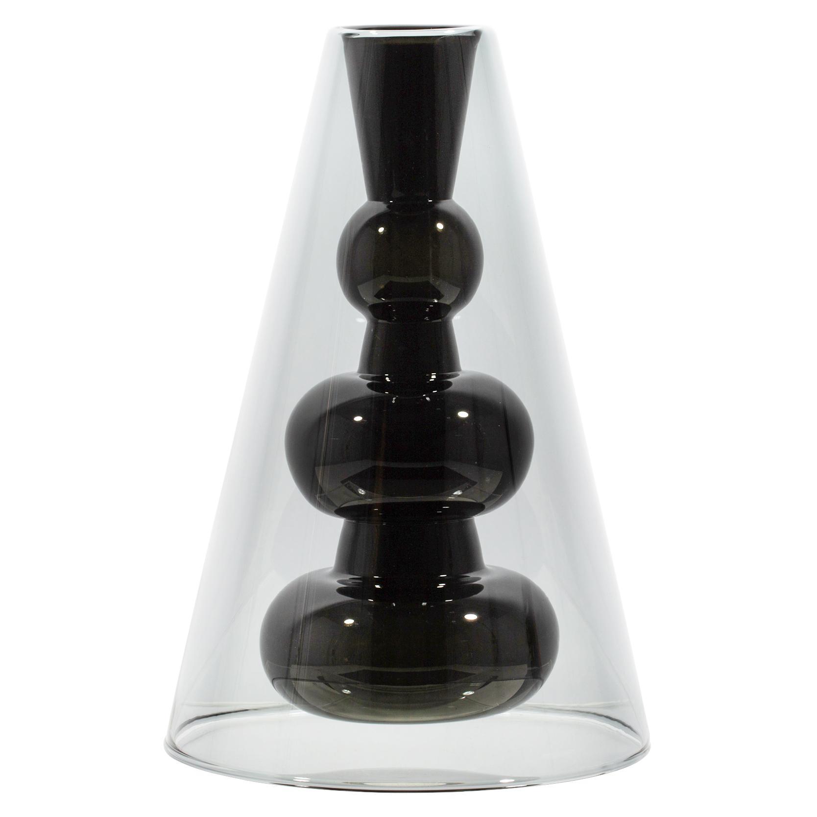 Tom Dixon Bump Cone vaas zwart kopen? Shop bij fonQ!