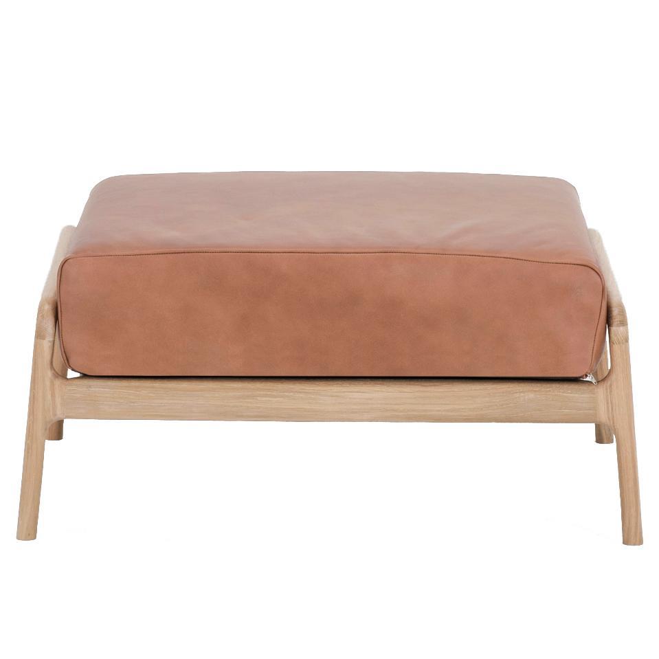 Gazzda Fawn hocker natural Dakar Leather Whiskey kopen? Shop bij fonQ!