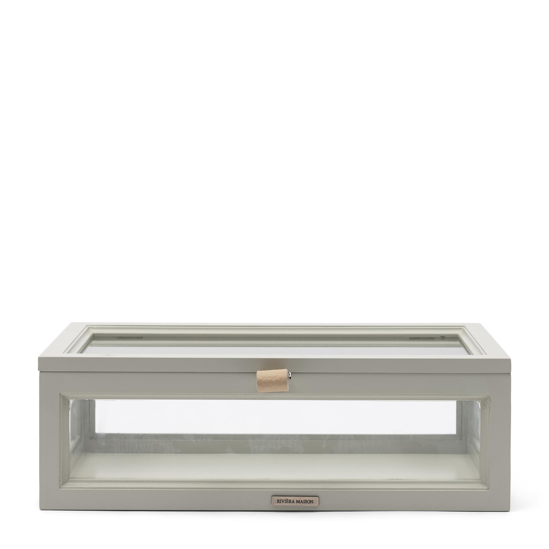 Riviera Maison Vitrine box Beige - The Metropolitan - Hout, Glas kopen ...