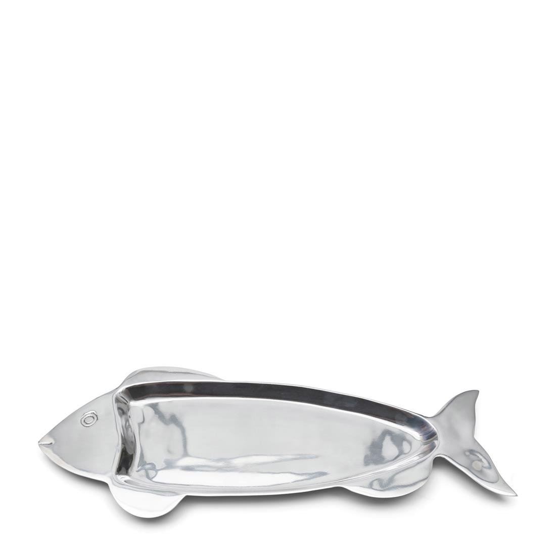 Riviera Maison Decoratieschaal Zilver - Long Island Fish - Aluminium ...