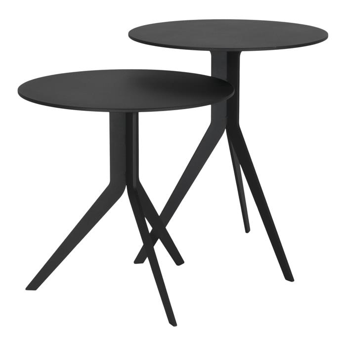 Spinder Design DALEY HIGH Bijzettafel - Zwart kopen? Shop bij fonQ!