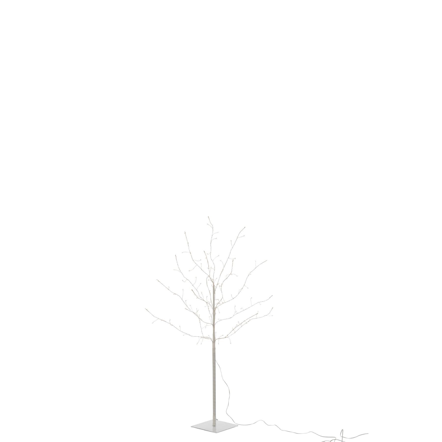 J-Line decoratie boom Kaal - wit - medium - LED kopen? Shop bij fonQ!