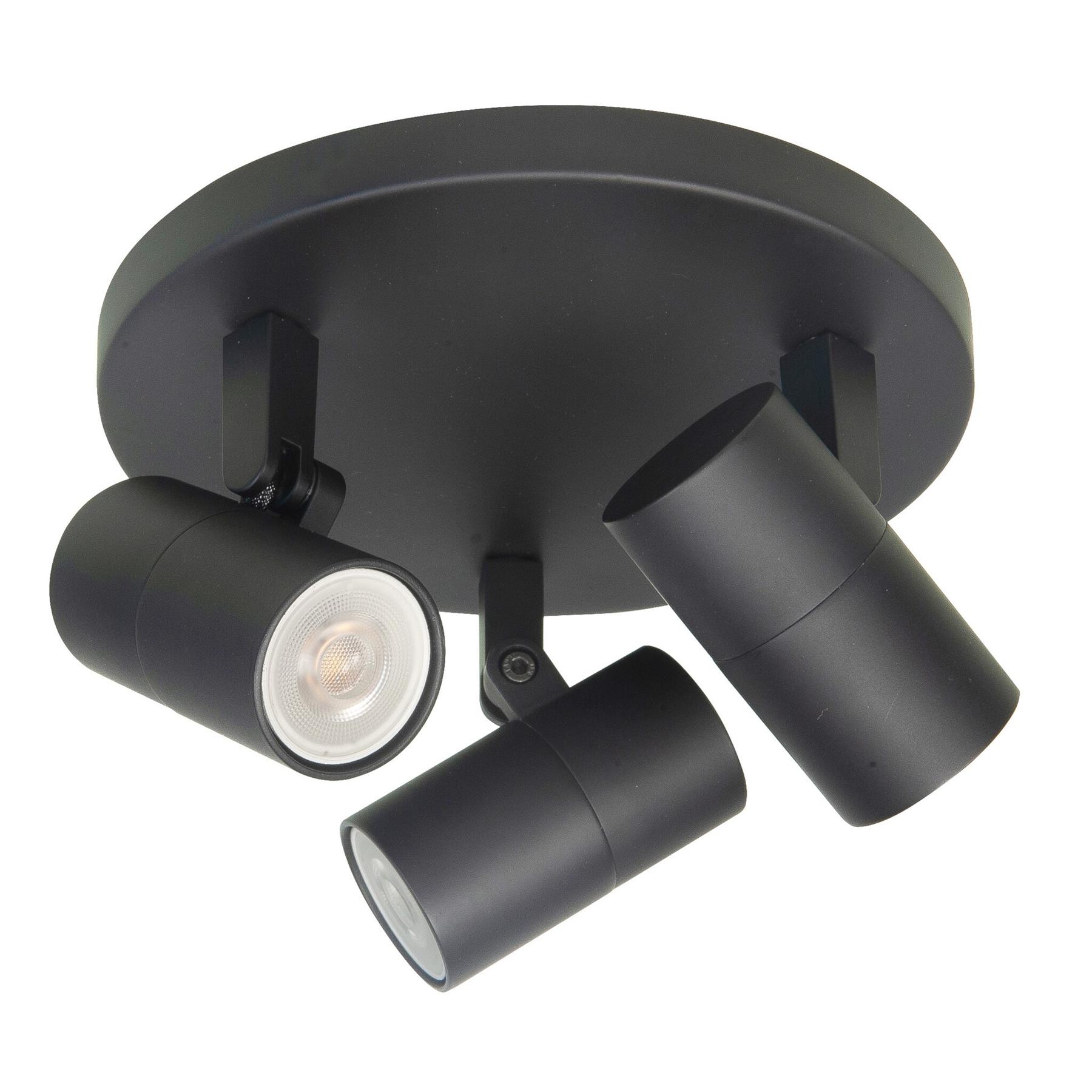 Highlight Spot Piccolo Zwart GU10 mini 35mm 3-Lichts Ø 17cm kopen? Shop ...