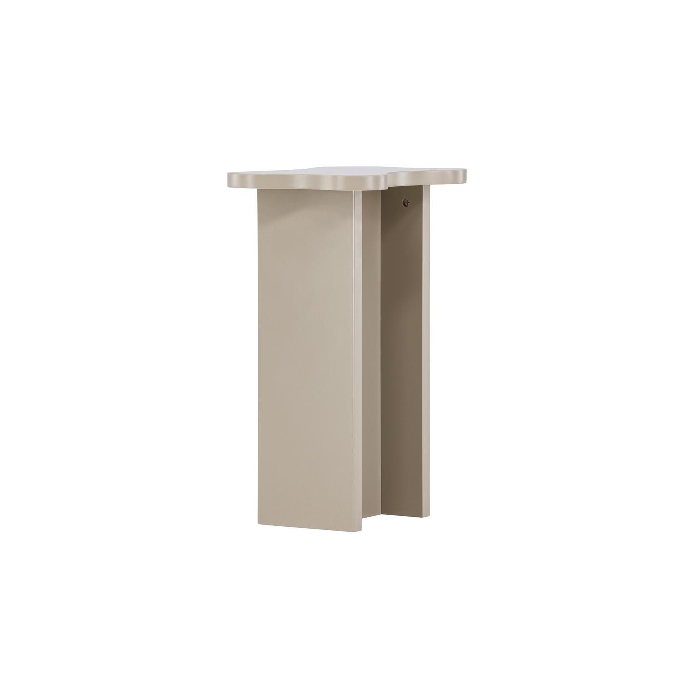 Fjôrd - Bijzettafel Taupe 42cm - MDF - Molde kopen? Shop bij fonQ!