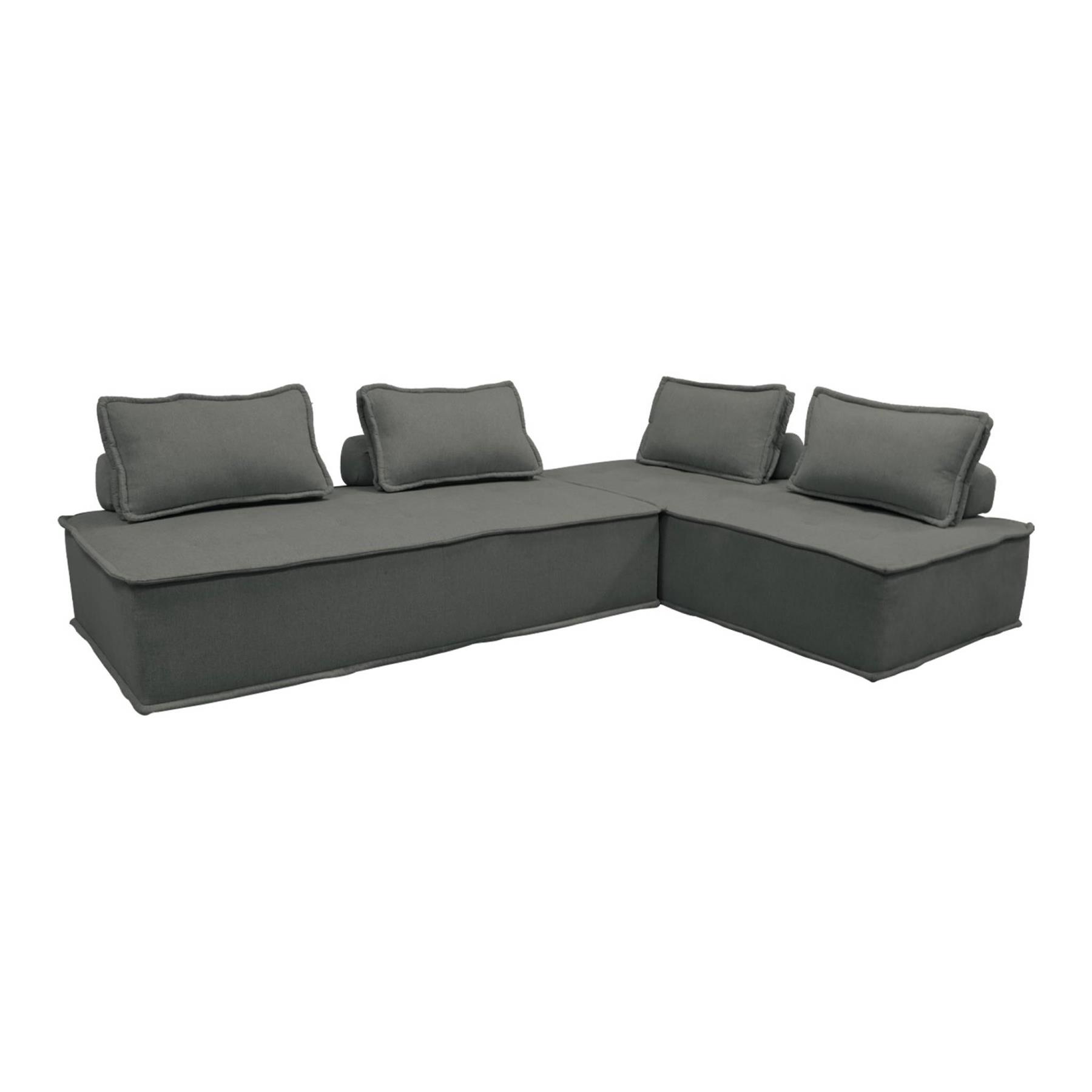 sweeek - 2-zits fauteuil DAO voor gestoffeerde modulair bank (Set van ...