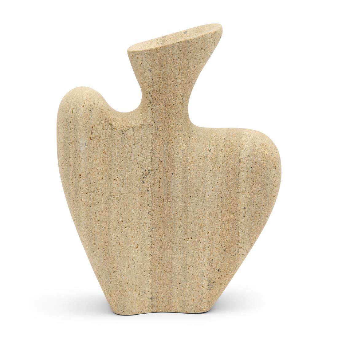 Riviera Maison Beeldje wavy Beige - Wavy Sculpture - Gele steen kopen ...