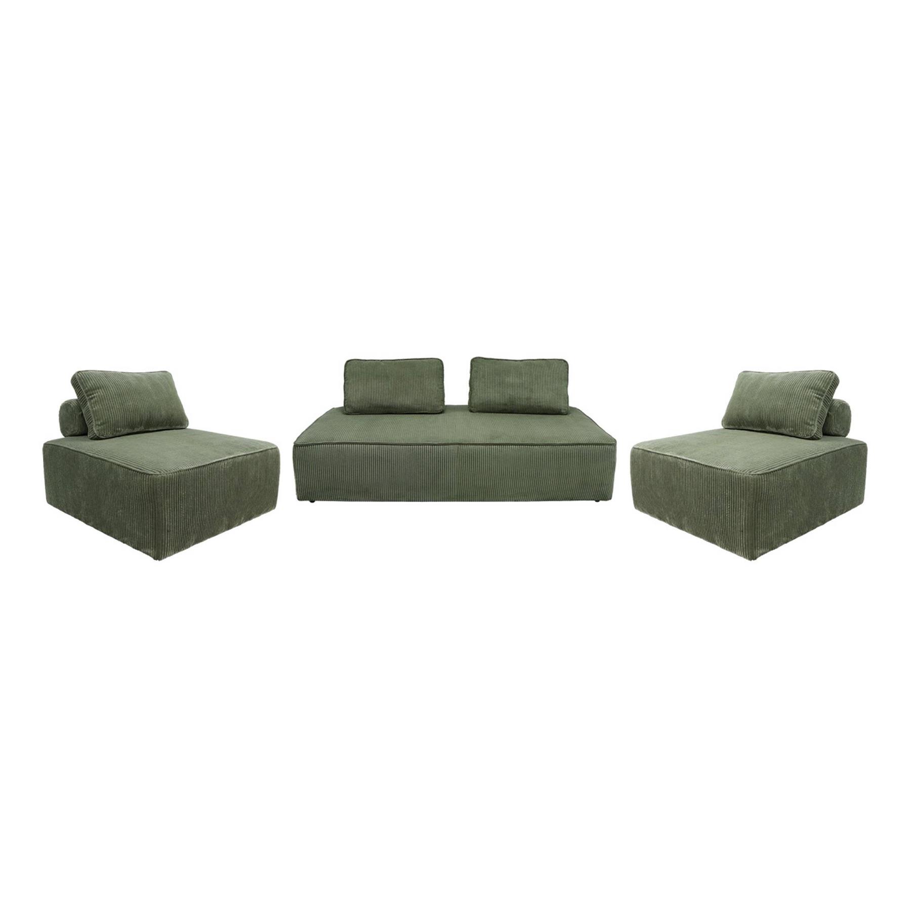 sweeek - Set van fauteuils voor modulaire bank met 4 plaatsen in kopen ...