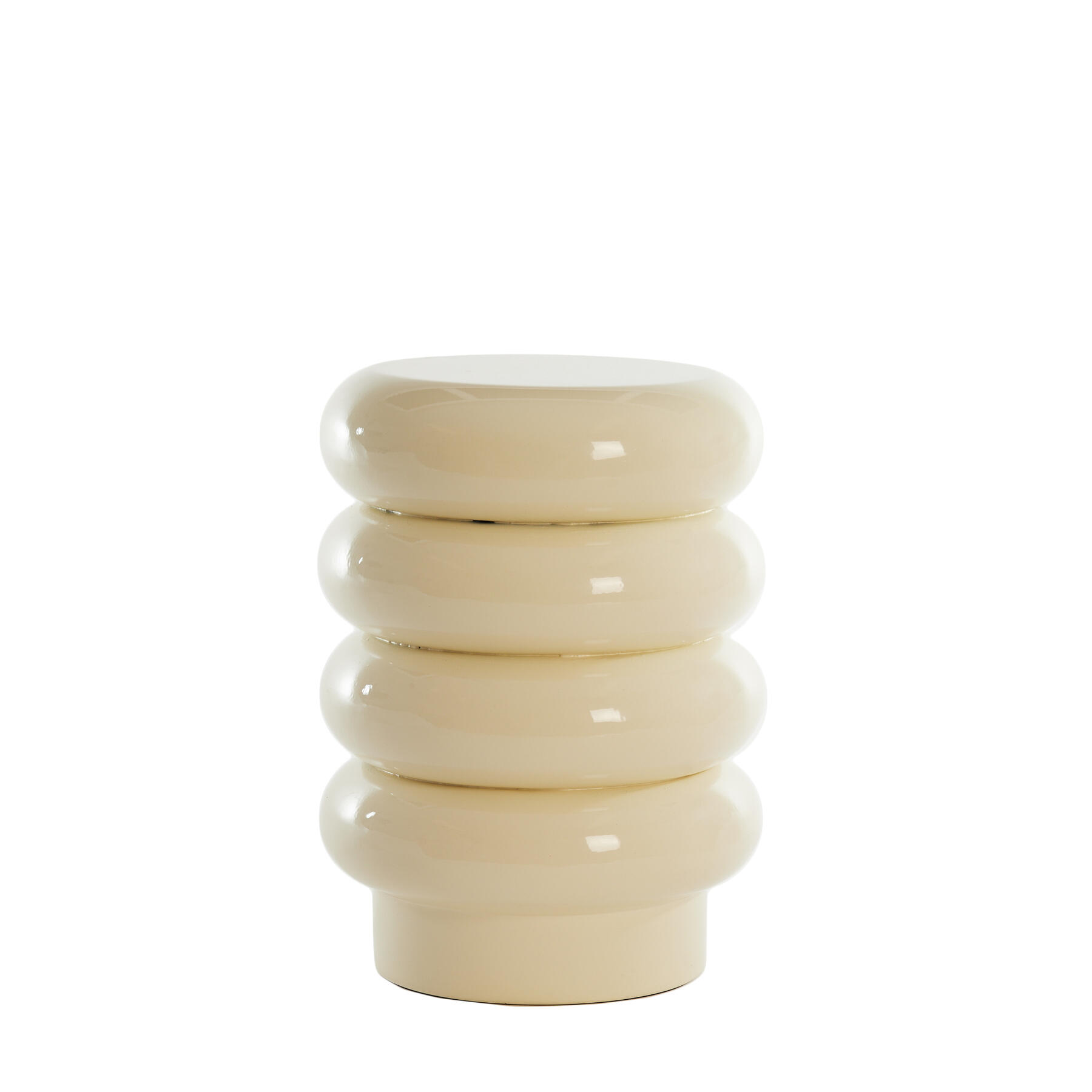 Light & Living - Bijzettafel MIROGI - Ø30x40cm - Wit kopen? Shop bij fonQ!