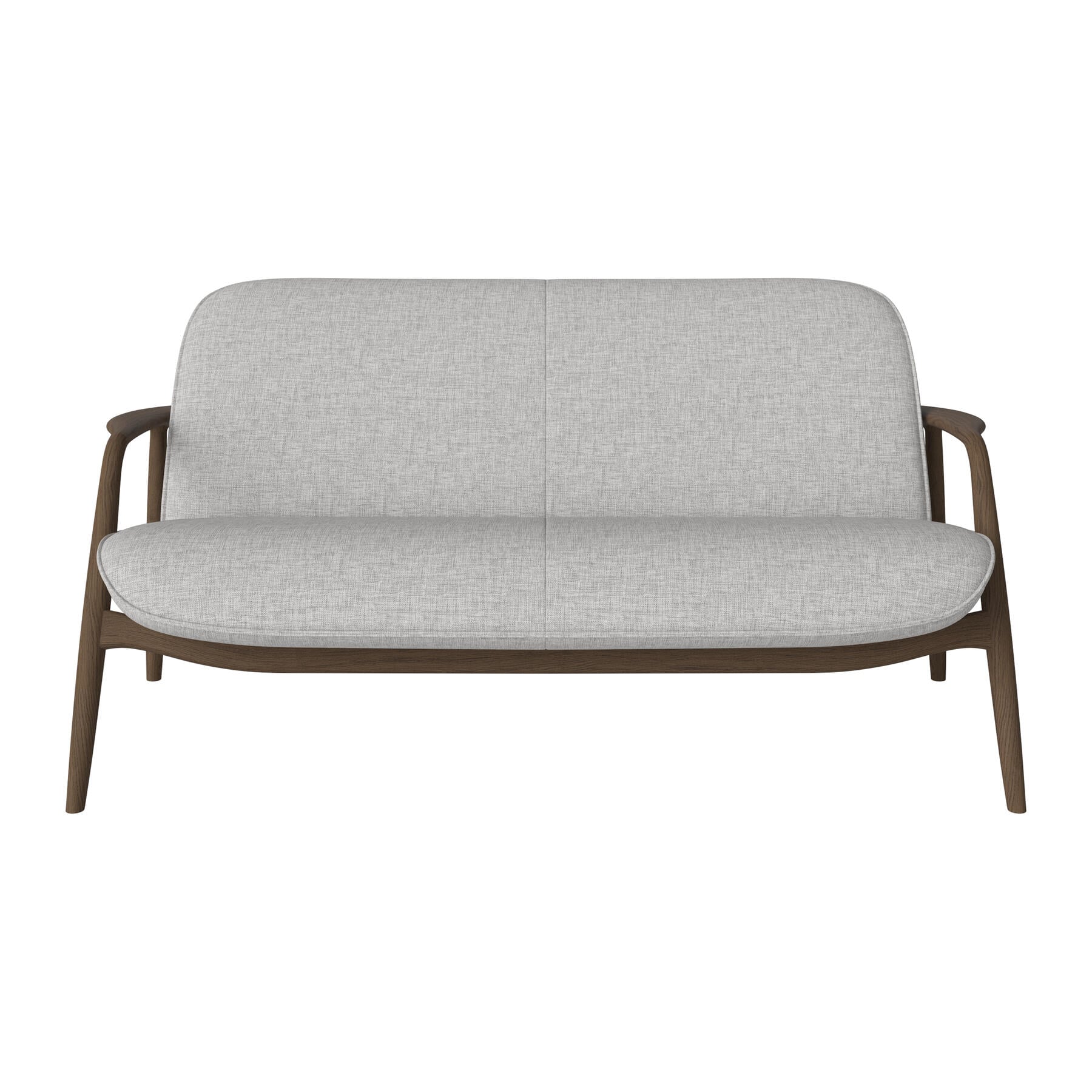 Bolia Bowie 2-zitsbank - Donker Eiken - Lichtgrijs kopen? Shop bij fonQ!