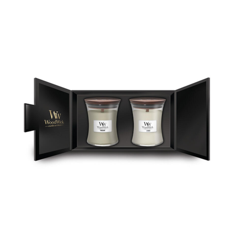Woodwick WW Deluxe Gift Set 2 Medium Candles kopen? Shop bij fonQ!