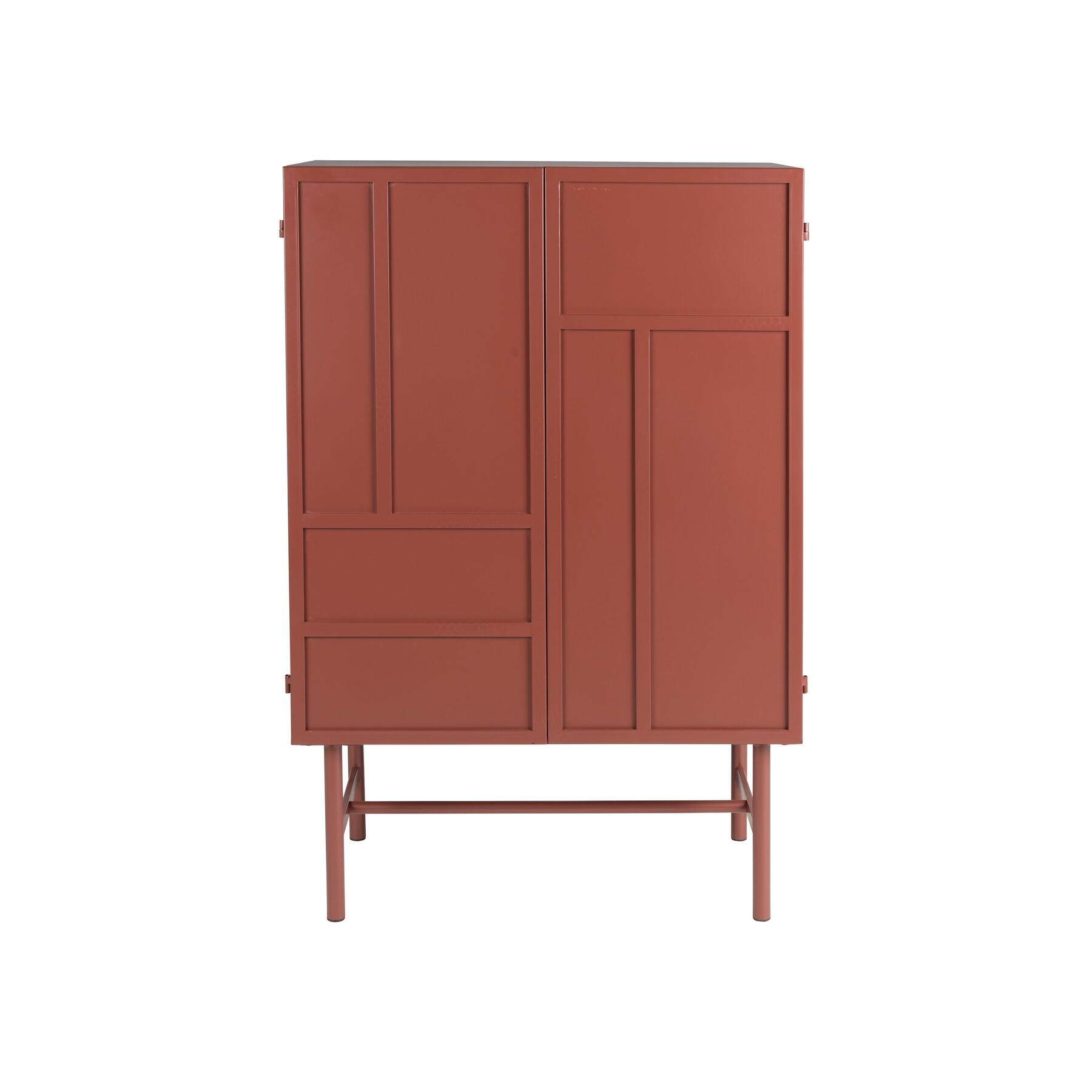 Housecraft Living Davis Kast Metaal Bruin| Rood kopen? Shop bij fonQ!